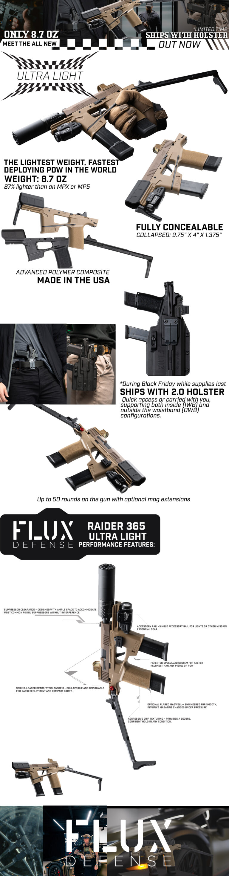 RAIDER 365 ULTRALIGHT - FLUX Defense