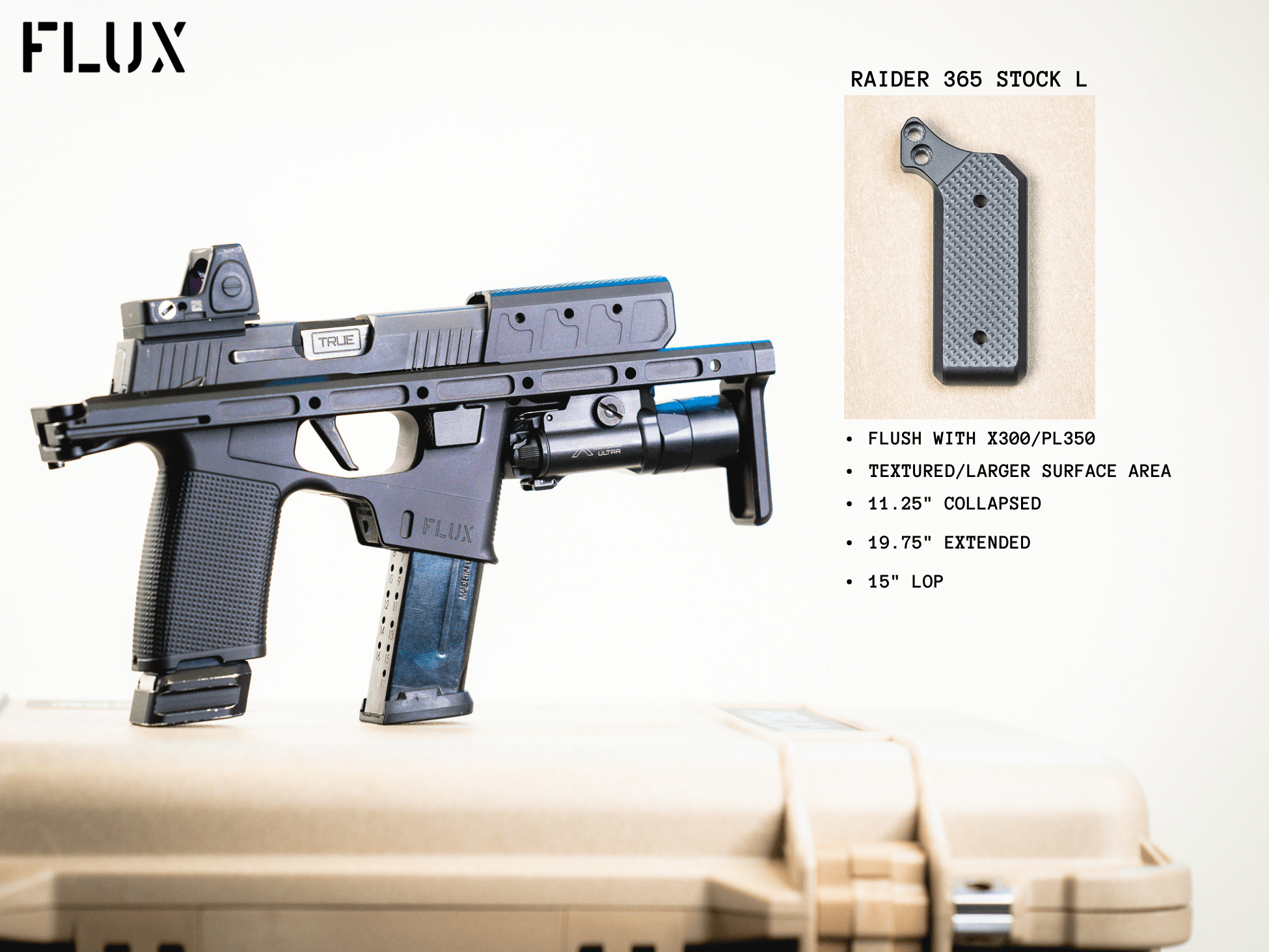 SBR Stock Kit - Raider 365 - FLUX Defense